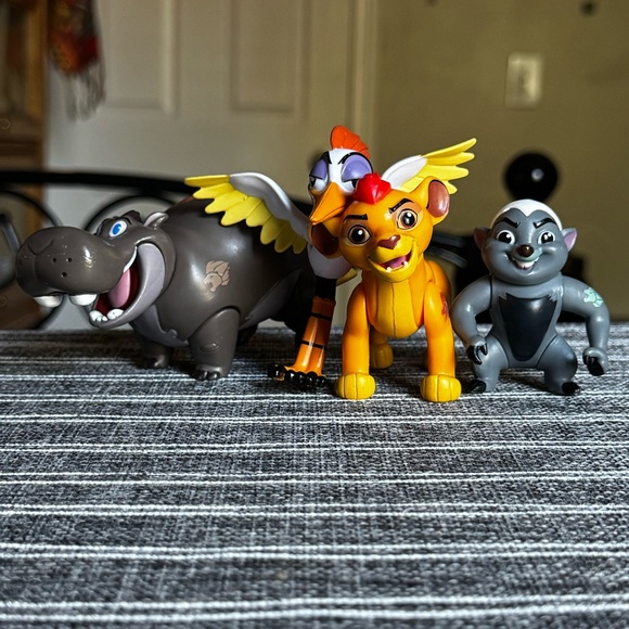 Disney | Toys | Disney Lion Guard Toys Lot 4 Articulated Kion Bunga ...